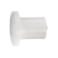 Straight-Tri-Clamp Connector with male luerlock made of PP, PVDF or PFA ...