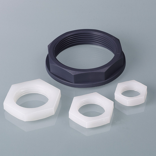 Hex Nut made of HDPE - inch | Reichelt Chemietechnik