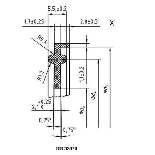 NBR-Clampdichtungen - Norm: DIN 32676 | Reichelt Chemietechnik